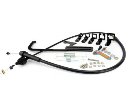 TCI 370815 Throttle TV Bracket Kickdown Cable for Edelbrock Carb 200R4 ...