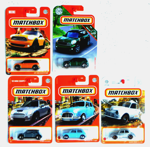 Matchbox ('11 Mini Countryman/(2) Mini Cooper & Morris Minor Saloon ...