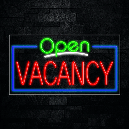 Vacancy LED Neon Sign 33"L x 18"H #35901 | eBay