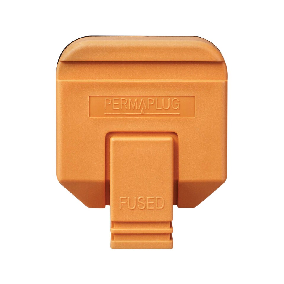 13 Amp Plug Tops Orange Permaplug Rubber Electrical 13A - 1 5 10 20 50 ...