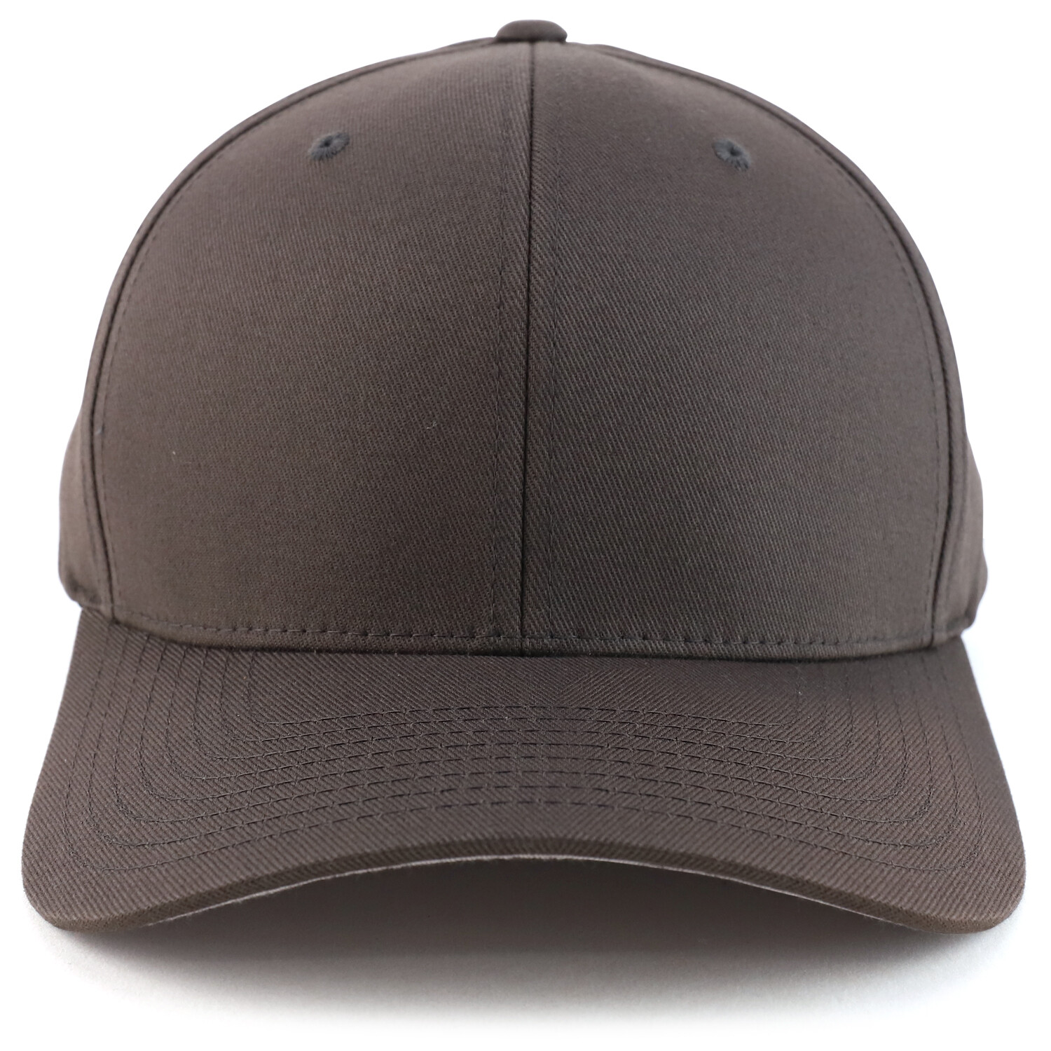 6 Panel Structured Stretch Fitted Baseball Cap from SM to 4XL - FREE ...