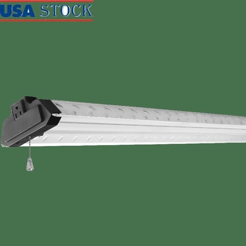 LED Shop Light 10000 Lumen Motion Sensor Linkable Tread Plate Eco ...