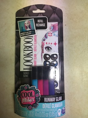 Cool Maker Airbrush Hair and Makeup Runway Glam Refill Recharge New ...