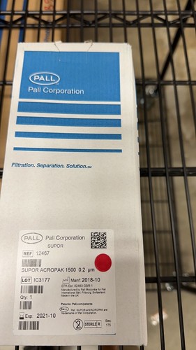 PALL 12467 AcroPak 1500 Capsules with Supor EKV Membrane - 0.2 µm | eBay