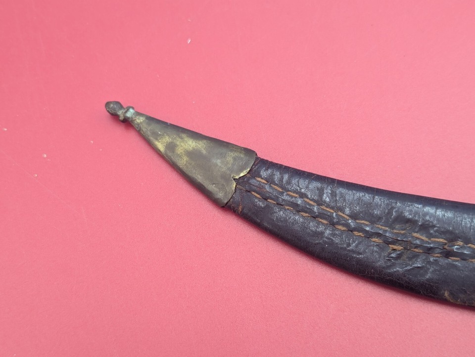 Middle Eastern Khanjar Antique Islamic Curved Dagger Knife Silver ...