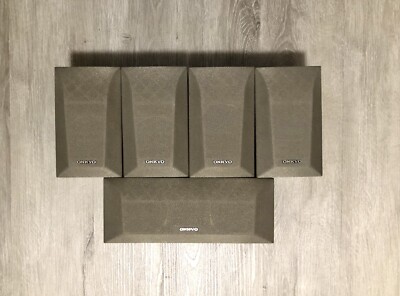 Onkyo Speakers SKM-8230S Surround 2 Front 2 Back - 1 Center Working ...