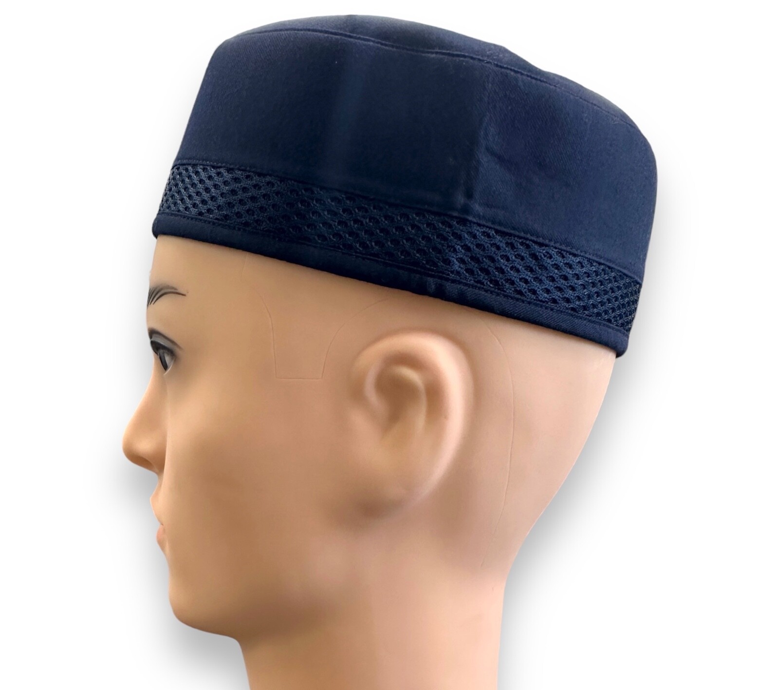 Mens Kufi Skull Cap Muslim Islamic Hat Premium Prayer Cap Salah Namaz ...