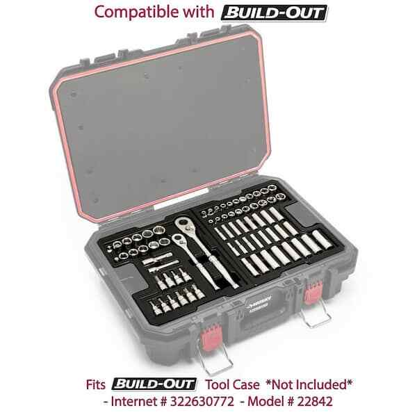 (270-Piece) Mechanics Tool Set Drive Storage Case Socket Wrenches ...