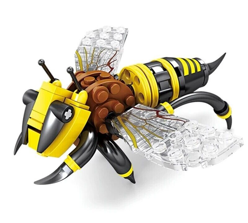 Bee Micro Building Block Set - Mini Insect Puzzle Toy Model, 3D Brick ...