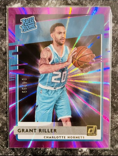 2020-21 Panini Donruss Grant Riller Purple Parallel /99 Rated Rookie ...