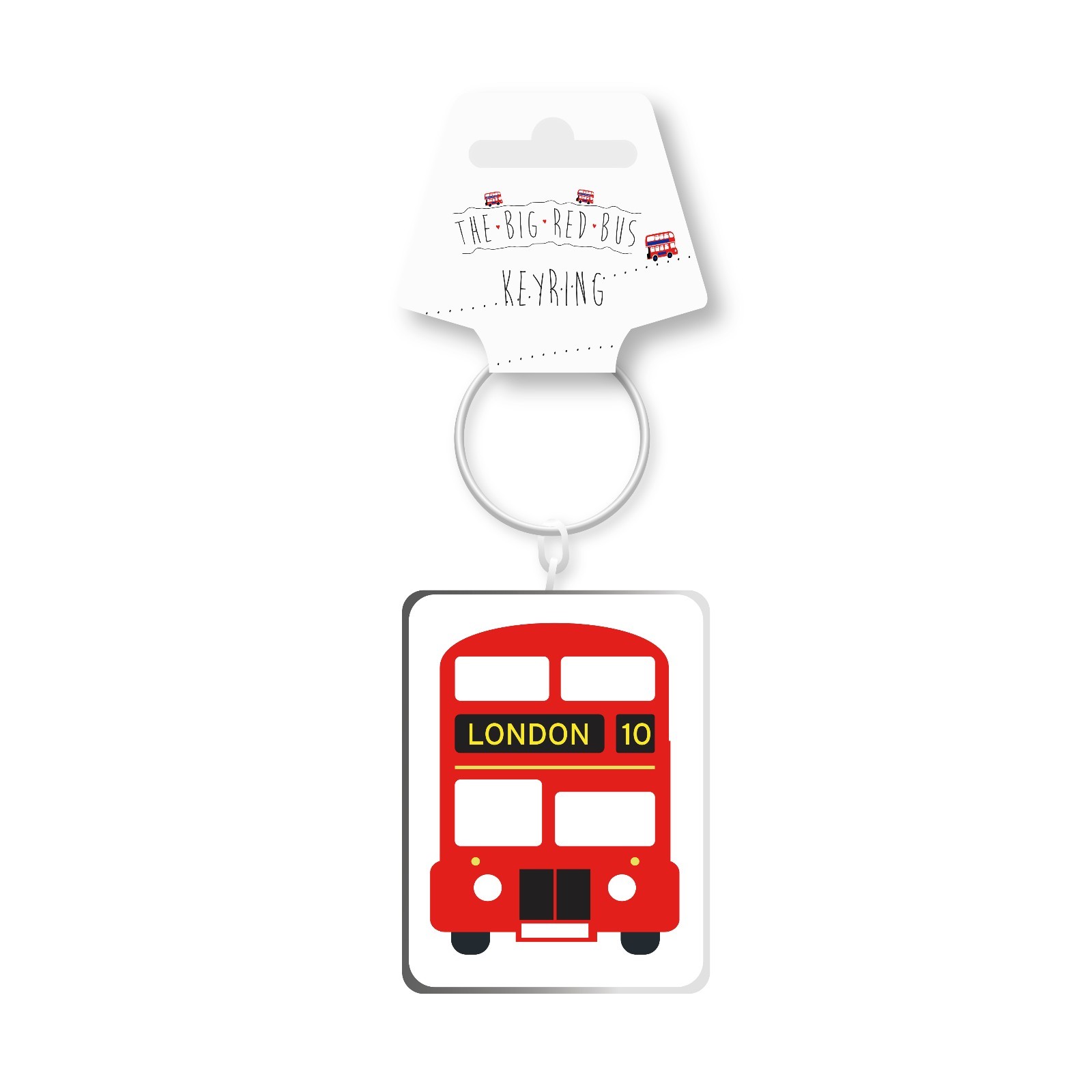 British Red London Bus Keyring, British Bus Keyring, Red Bus Gifts ...