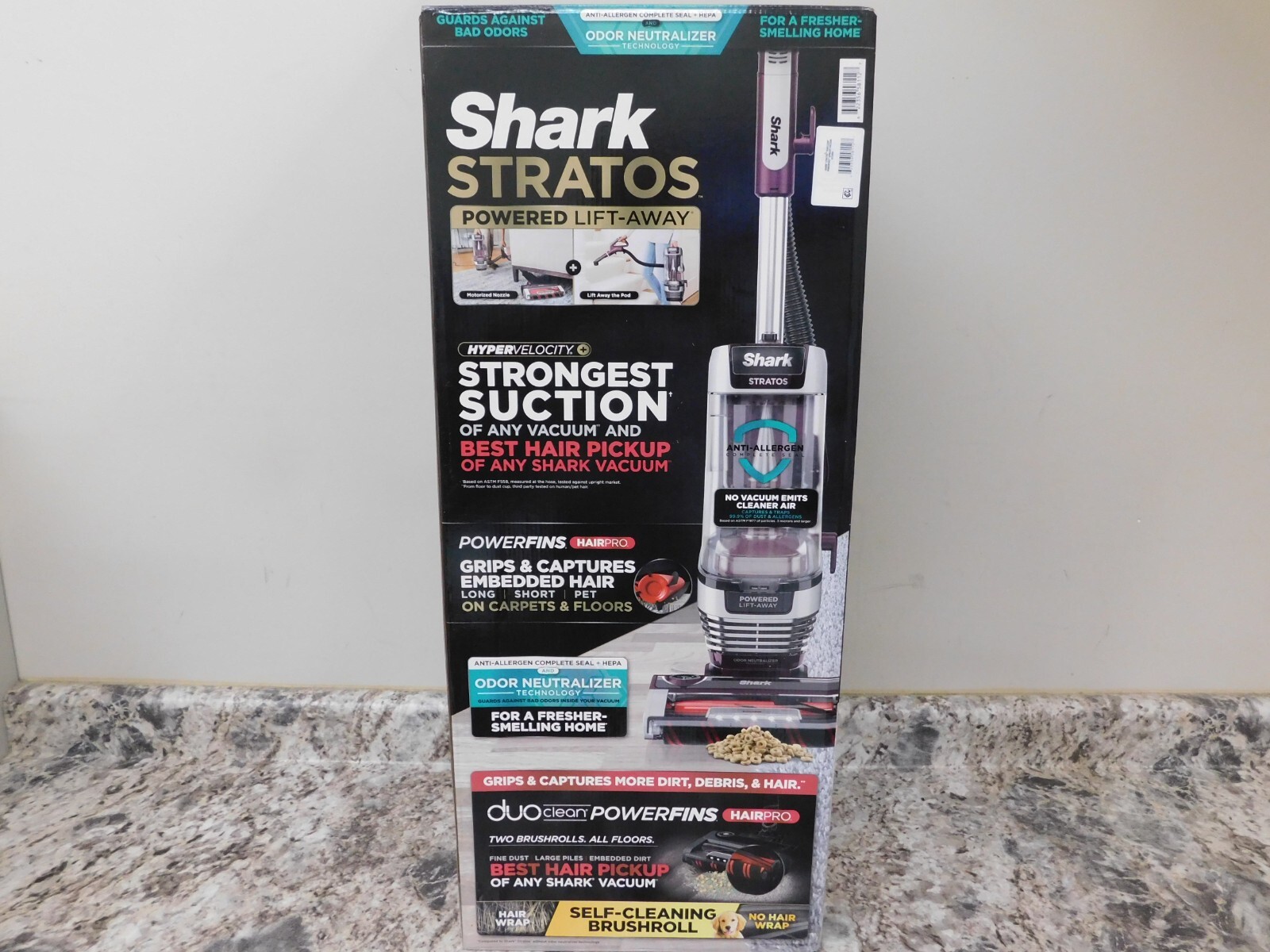 NEW Shark Stratos AZ3000 Powered Lift-Away Upright Corded Vacuum ...