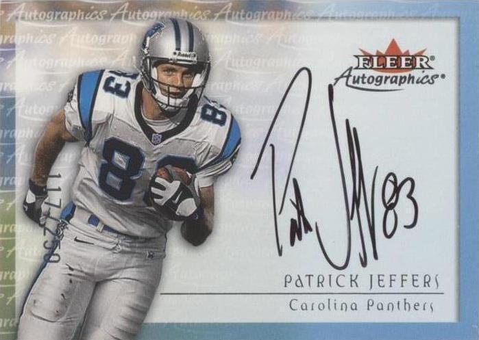 2000 Fleer Tradition - Autographics Patrick Jeffers Silver /250 (AU ...