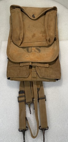 WWI U.S. Army M1910 Haversack 'LD Inc Field Pack & Mess Carrier 31st ...