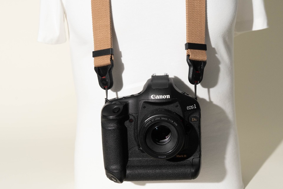 Khaki, Brown, Green Or Black Dual Adjustable Camera Strap + Peak Design ...