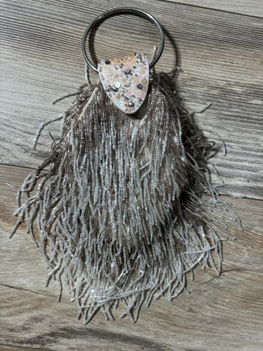 Vintage Beaded Dangles Clutch Mini Purse | eBay
