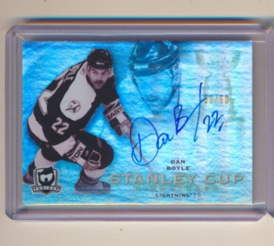 2009-10 The Cup Stanley Cup Signatures AUTO Dan Boyle /50 Tampa Bay ...