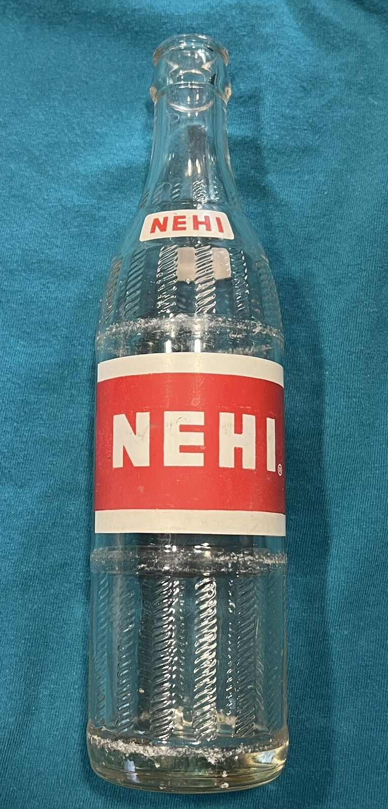 Vintage Nehi Red And White 12 Oz Glass Soda Bottle | eBay