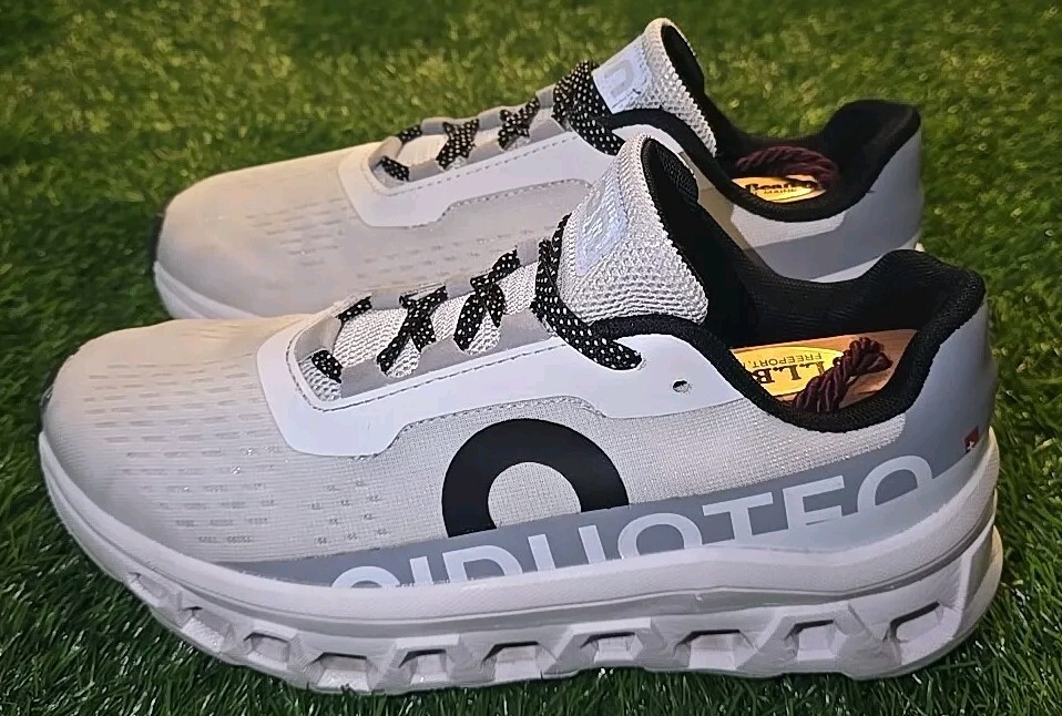 OC On Cloud Womens US Size 7.5 Cloudmonster White And Gray Sneakers ...