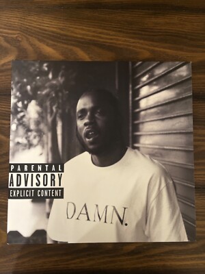 KENDRICK LAMAR - DAMN. COLLECTORS EDITION CLEAR VINYL. GOOD CONDITION ...