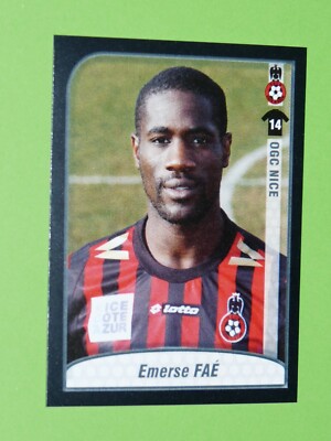 #353 EMERSE FAE OGC NICE OGCN GYM AIGLONS PANINI FOOTBALL FOOT 2009 ...