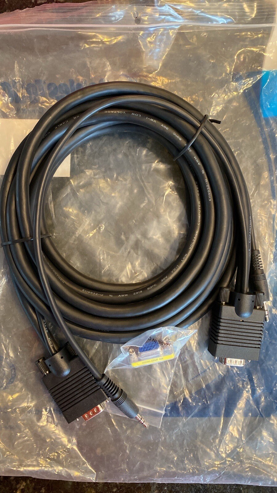 HDB15F/F ADAPTER AND15m + 3.5 STEREO x2, L=15FT CABLE | eBay