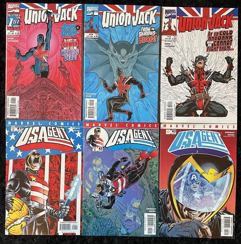 Union Jack #1-3 (1998) & U.S. Agent #1-3 (2001) COMPLETE SERIES SET ...