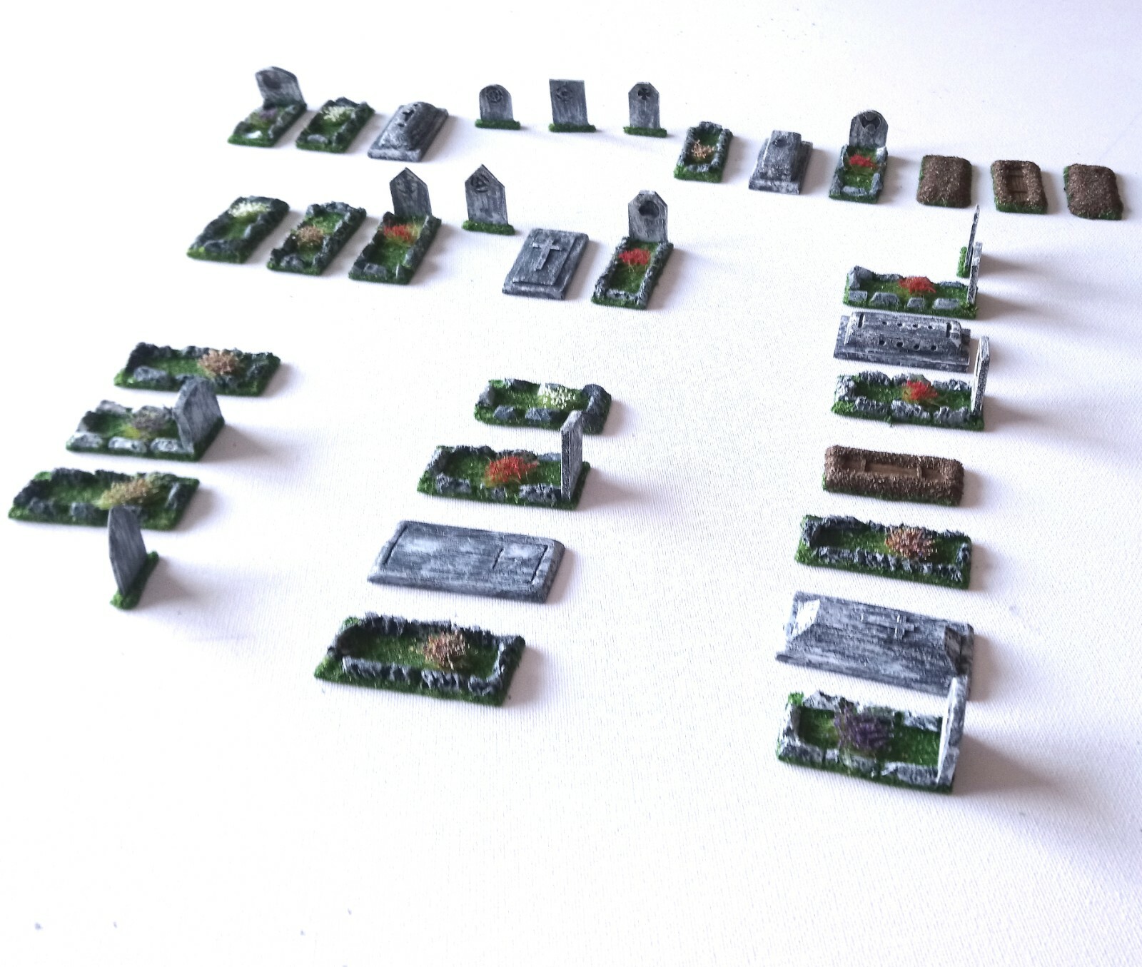 Grave Stones Wargame Terrain Warhammer Monolith Scenery RPG Tabletop ...