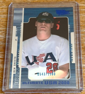 BEN SHEETS 2000 Upper Deck UD Ultimate Victory RC ROOKIE #0643/2500 ...