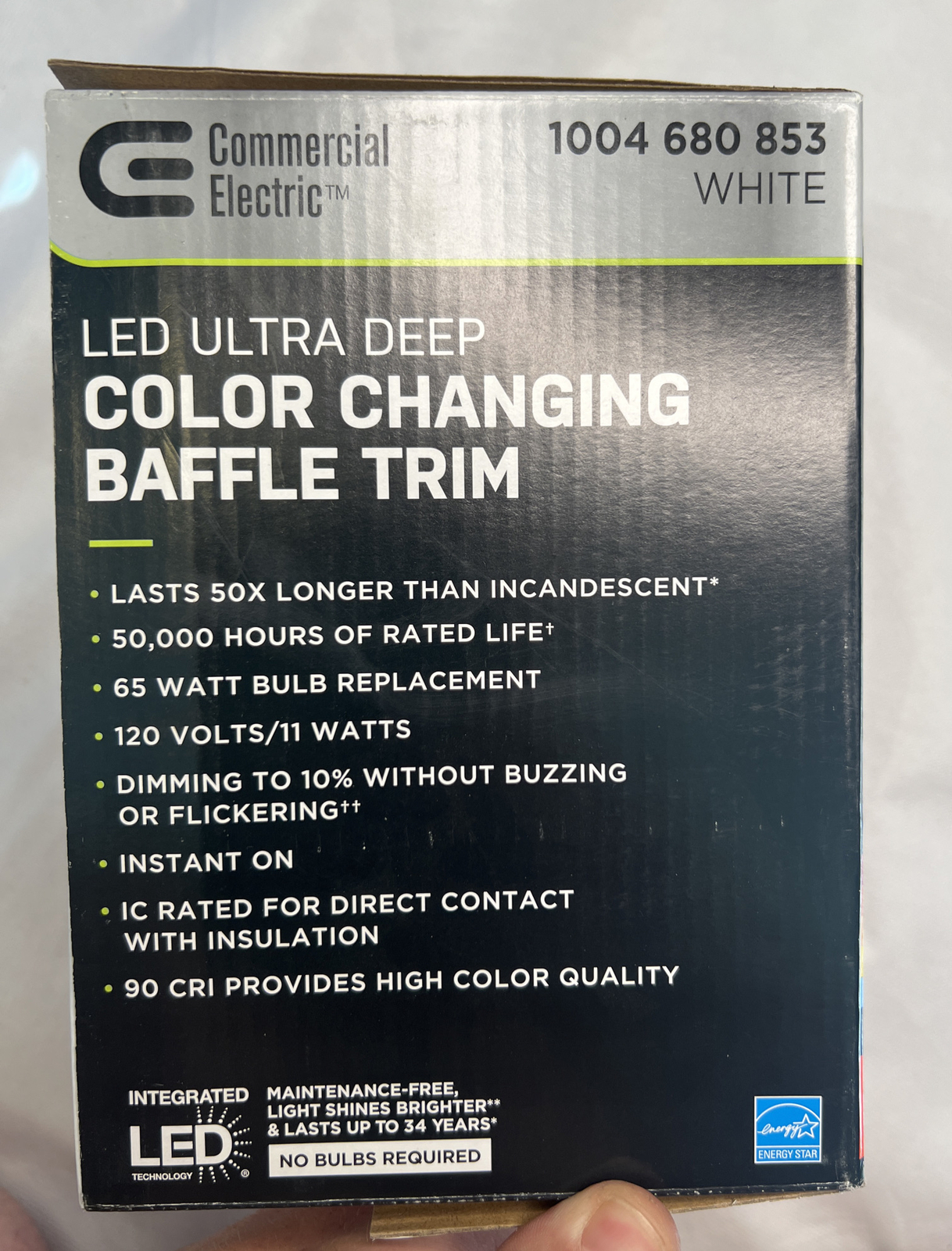 Commercial Electric Led Ultra Deep Color Changing Bathroom Trim | eBay