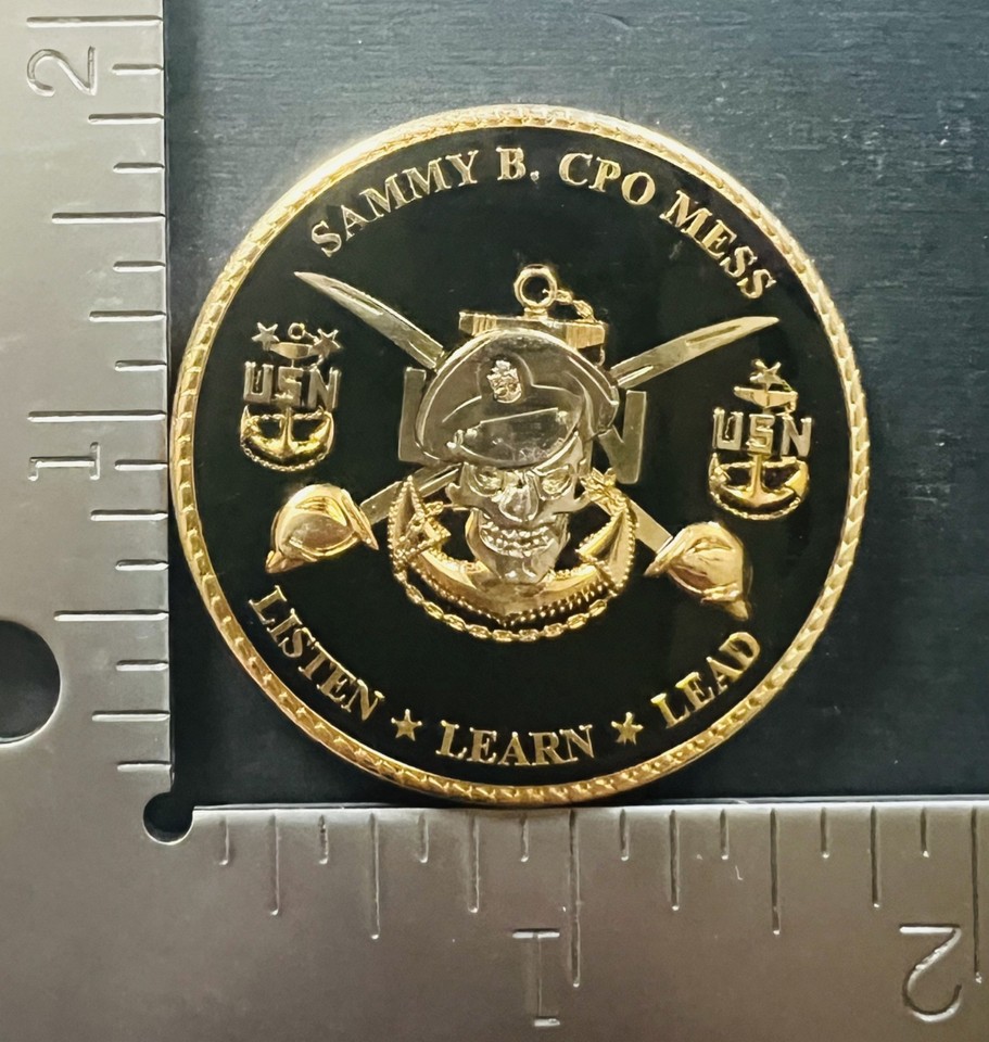 US NAVY USS SAMUEL B. ROBERTS FFG-58 CPO MESS CHALLENGE COIN | eBay
