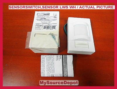 SENSOR SWITCH, LWS WH,LARGE AREA WALL SWITCH SENSOR,PASSIVE INFRARED ...