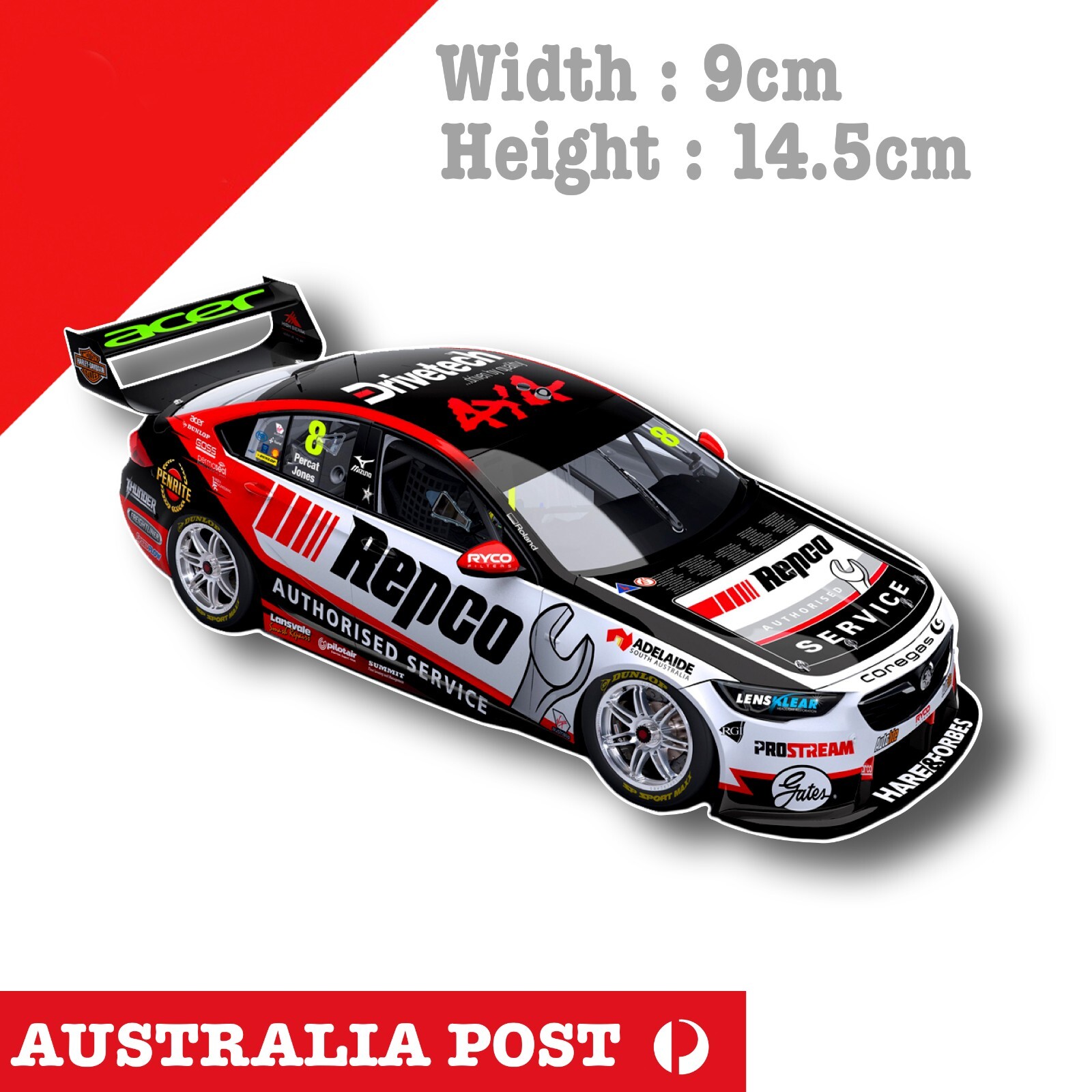 HOLDEN Commodore Supercars Racing REPCO, V8 Car Sticker | eBay Australia