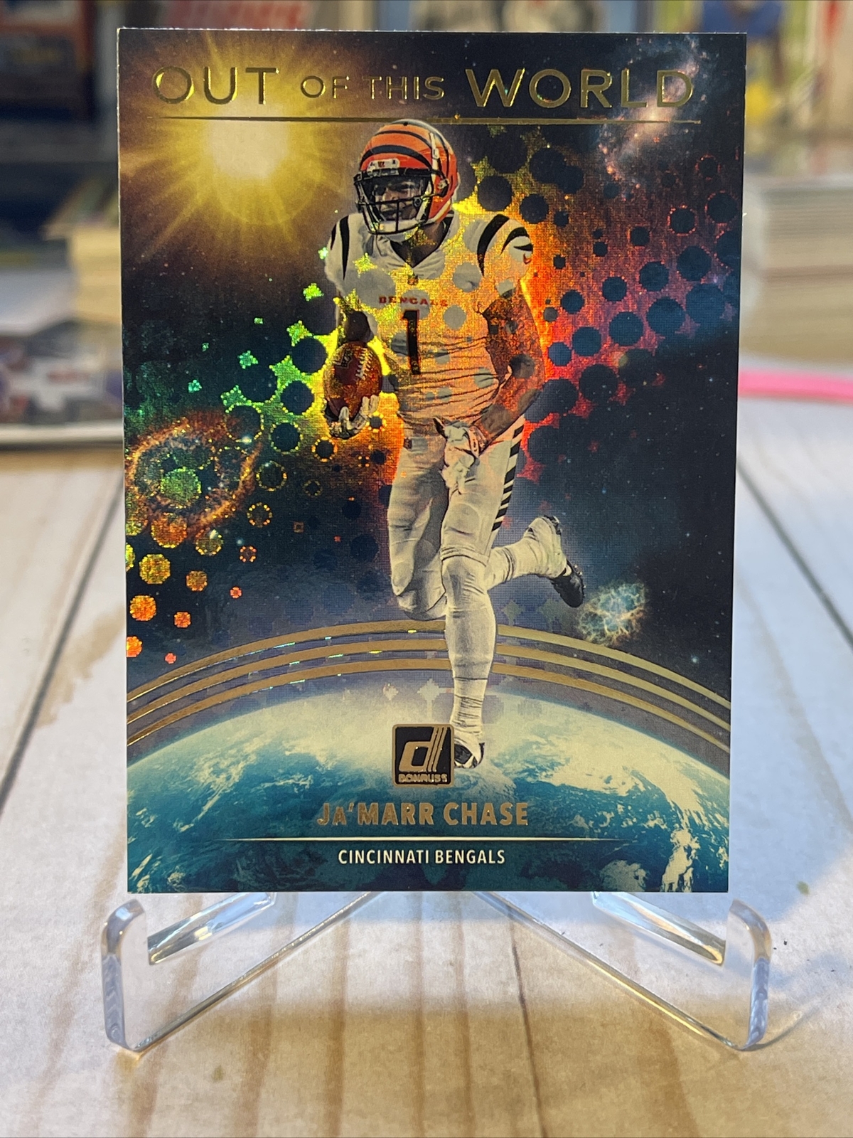 2021 Panini Donruss - Out of this World #OTW-JMC Ja'Marr Chase, Ja'Marr ...