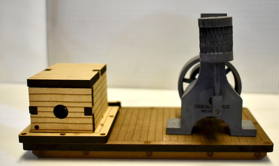 G-SCALE LARGE STEAM DONKEY & WORKING SINGLE VERTICAL STEAM ENGINE 12 ...