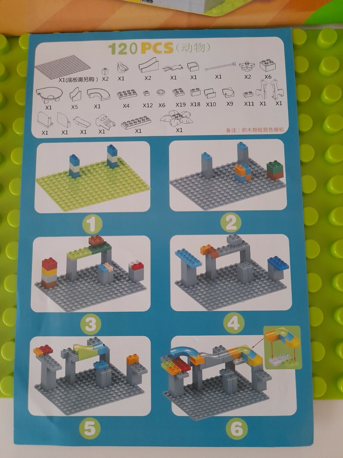 Luclay Marble Run Building Blocks,125 PCS Classic Big Blocks Toys ...