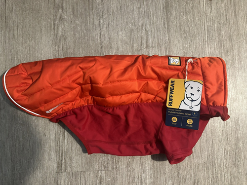Ruffwear Powder Hound Cold Weather Dog Jacket Small Orange Red NWT | eBay