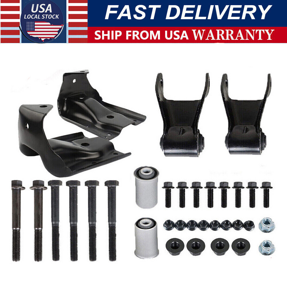 For Chevy Silverado GMC Sierra Rear Leaf Spring Hanger Bracket ...