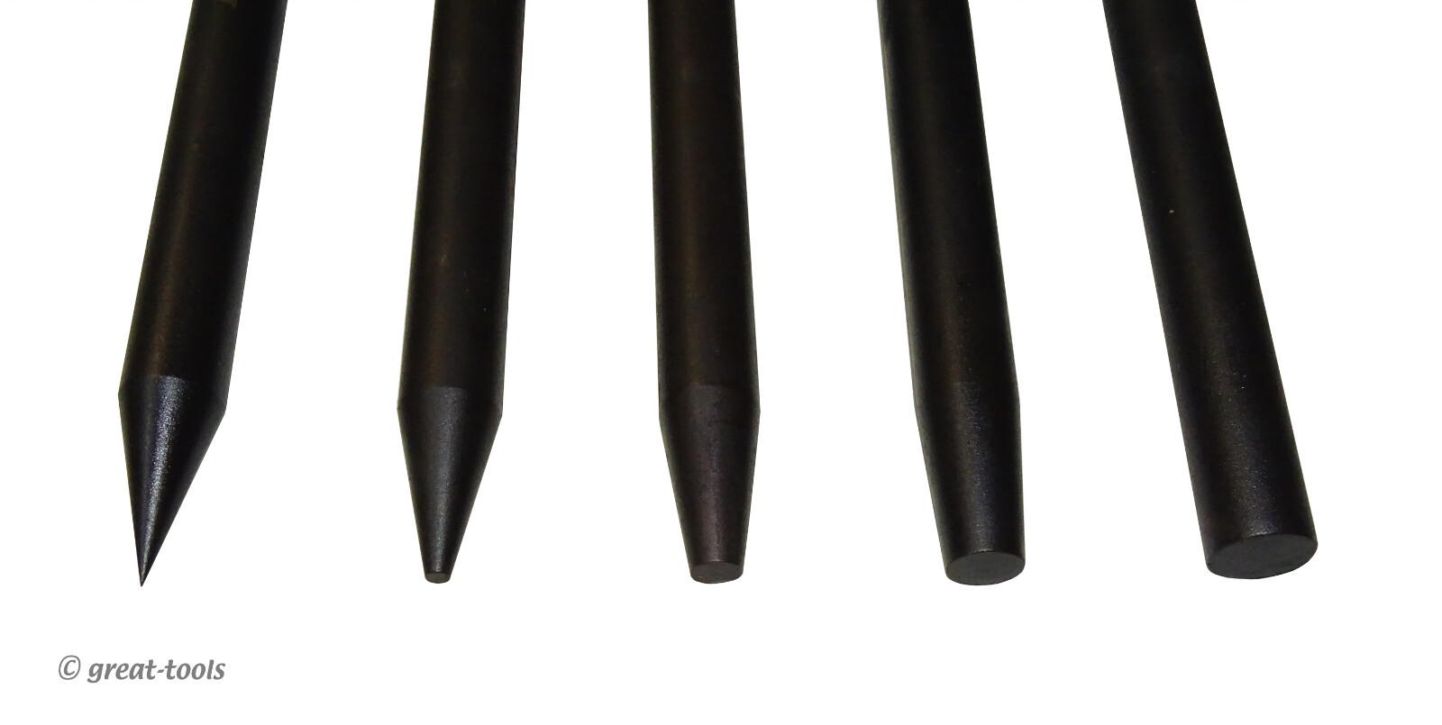 TAPERED PUNCH SET FOR AIR HAMMER USE – pneumatic punches – Mayhew USA ...