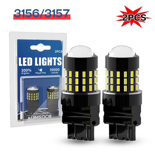 4157 3156 3157 LED Turn Signal Light Bulbs CANBUS Anti Hyper Flash ...