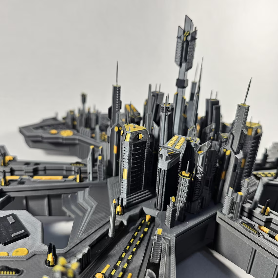 Stargate Atlantis City | BIG 3DP Replica Ship Model | Lantean City w ...