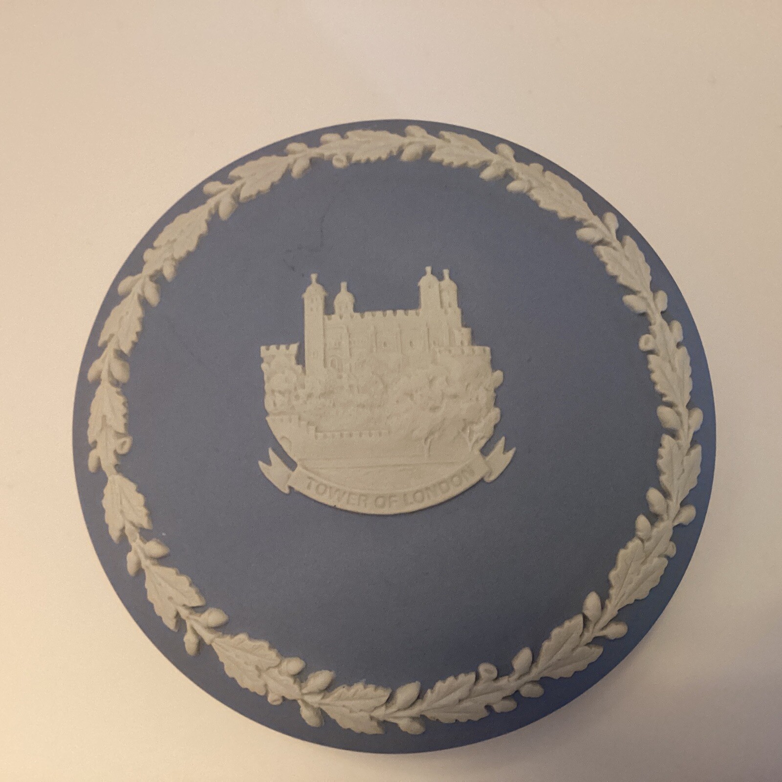 Wedgwood Jasperware Trinket Box Tower of London Light Blue | eBay