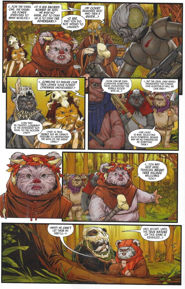 Star Wars Ewoks Comic 2 First Print Cover A Woods 2024 Orlando Marvel ...