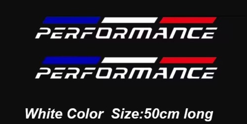 2 x Performance Racing Decal Sticker Vinyl for BMW Audi Mercedes Benz ...