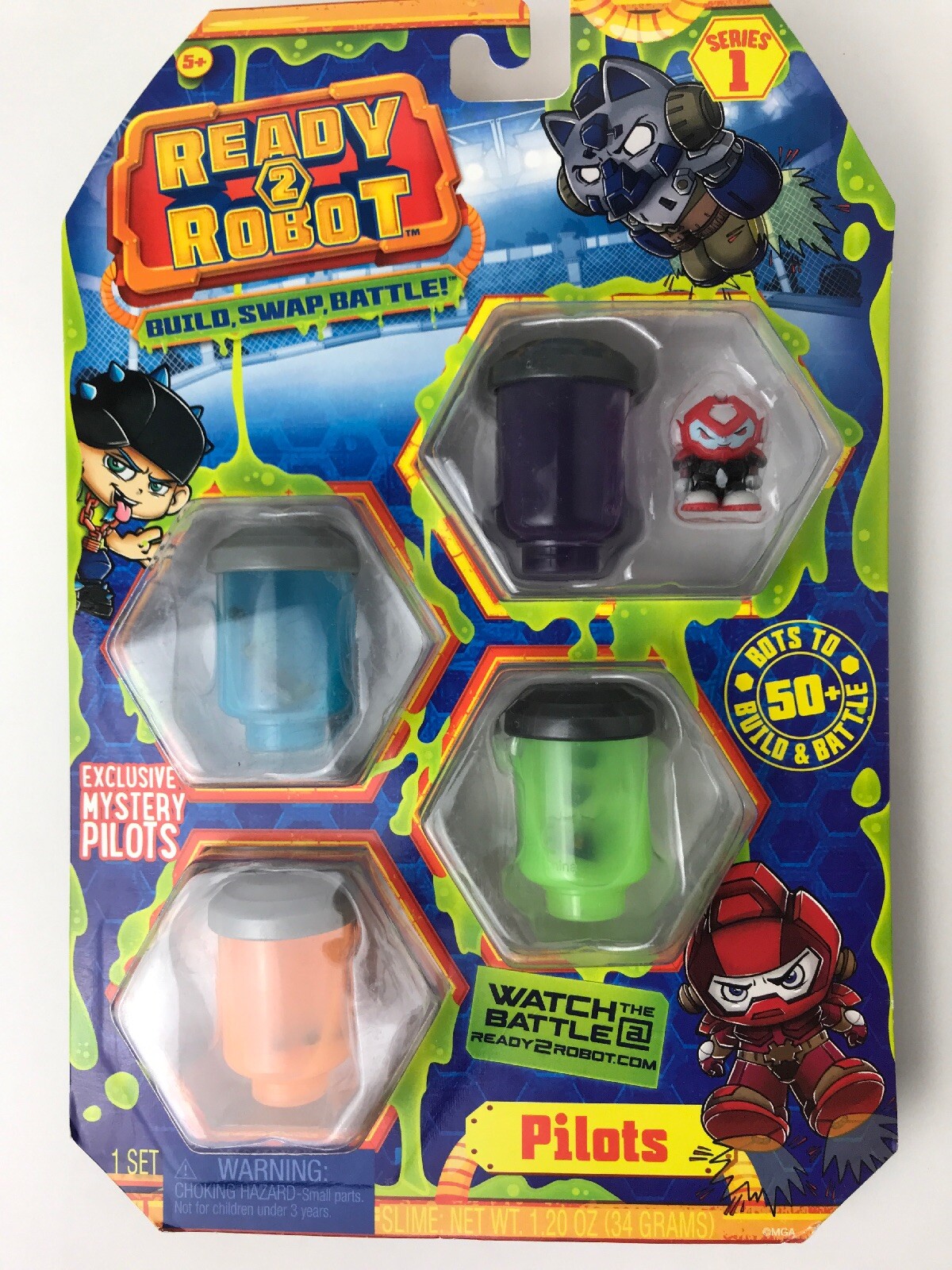 Ready2Robot Series 1 Build Pilots Ready to Robot BRAND NEW Lot of 4 | eBay