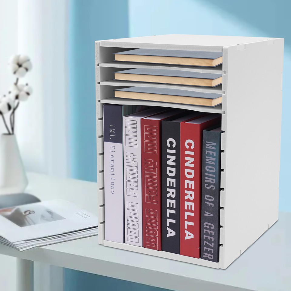 Desktop Organizer Paper File Holder For Office Home Document Storage ...