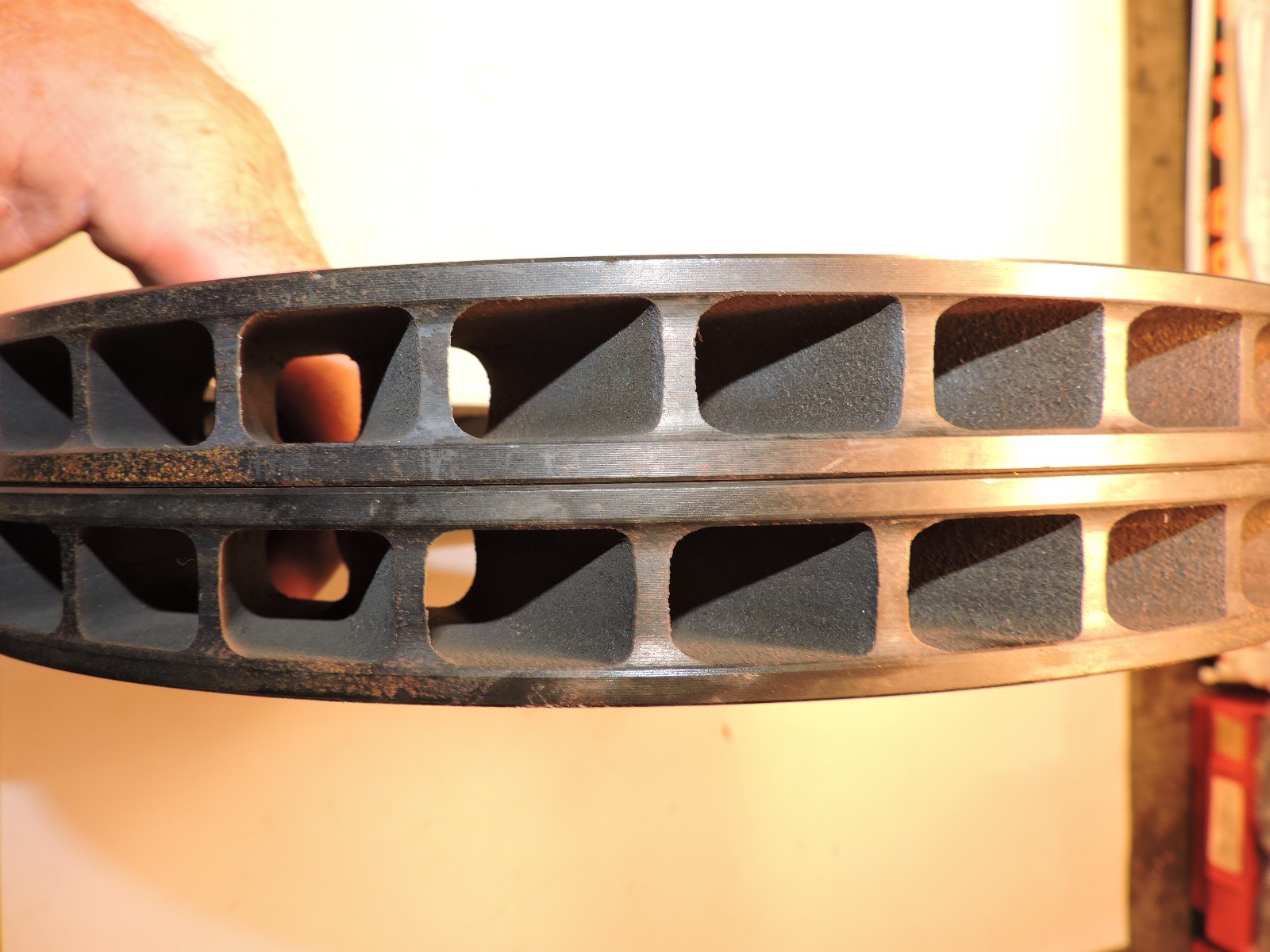 AP speedway front rotors CP 3837-2056 & 2057 1" thick 12.91" OD Nascar ...