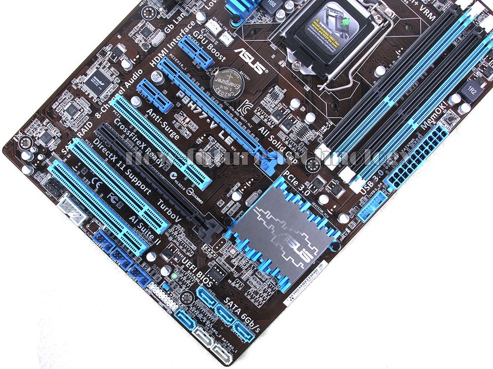 ASUS P8H77-V LE LGA 1155 Intel H77 Chipset DDR3 Memory ATX Motherboard ...