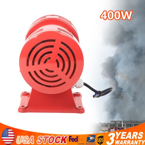 MS490 Air Raid Siren Horn Industry Boat Alarm High Decibel 140dB 400W ...