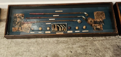 Vintage History of Golf Shadow Box 1800s to the 1900s. | eBay